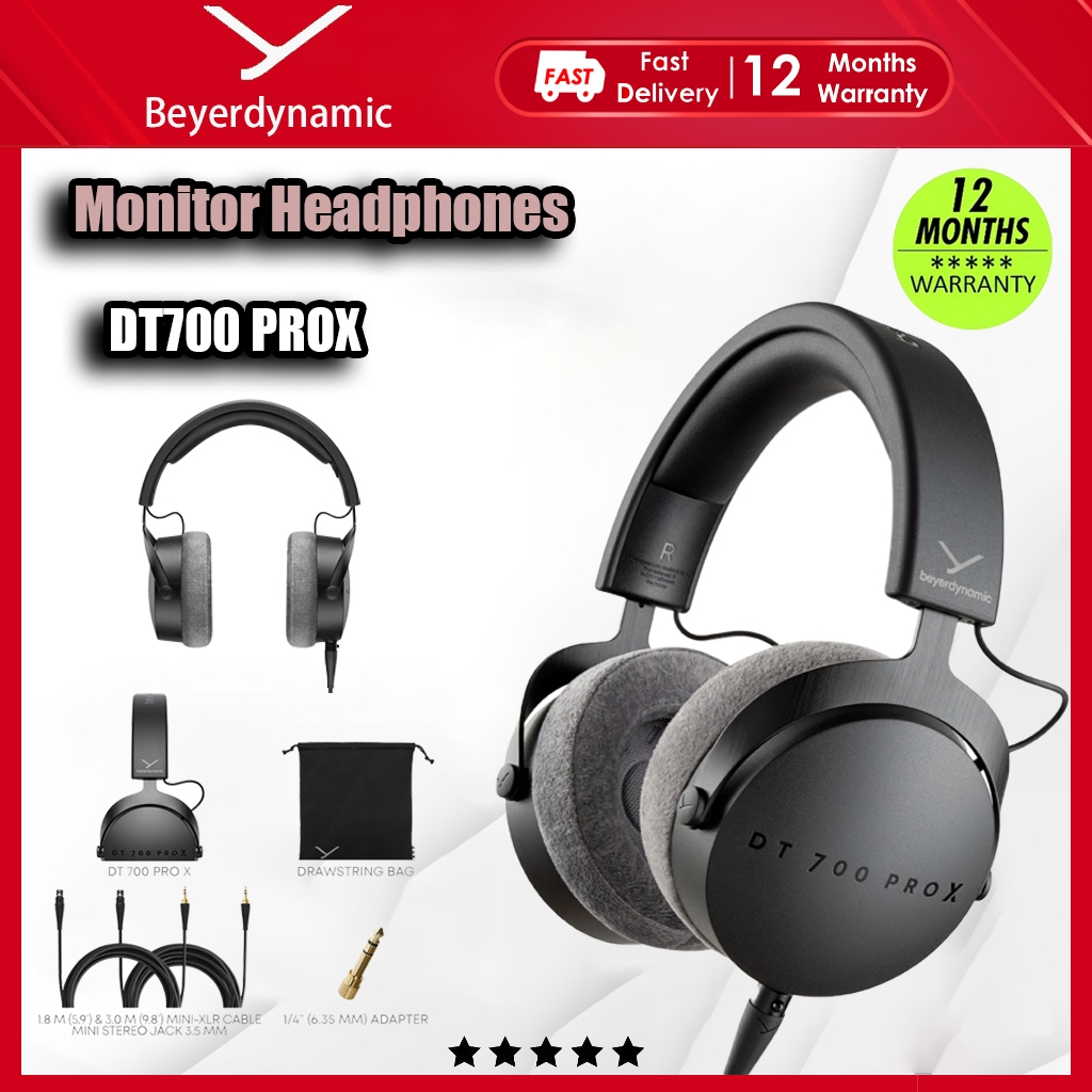 Beyerdynamic Dt 700 Pro X / Dt700 Prox Close Backed Studio Headphones ...