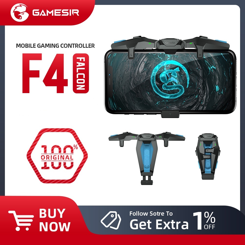 GameSir F4 Falcon PUBG ตัวควบคุมเกมมือถือ Call of Duty จอยสติ๊กเกมแพด ...