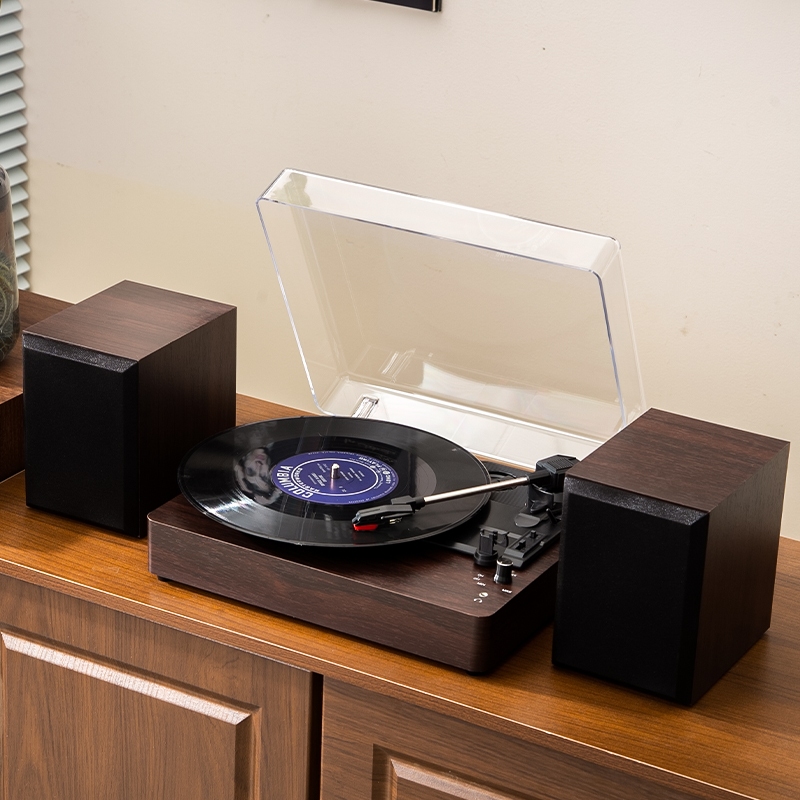 Middix Record Player เครื ่ องเล ่ นไวนิลบลูทูธสําหรับไวนิลพร ้ อม ...