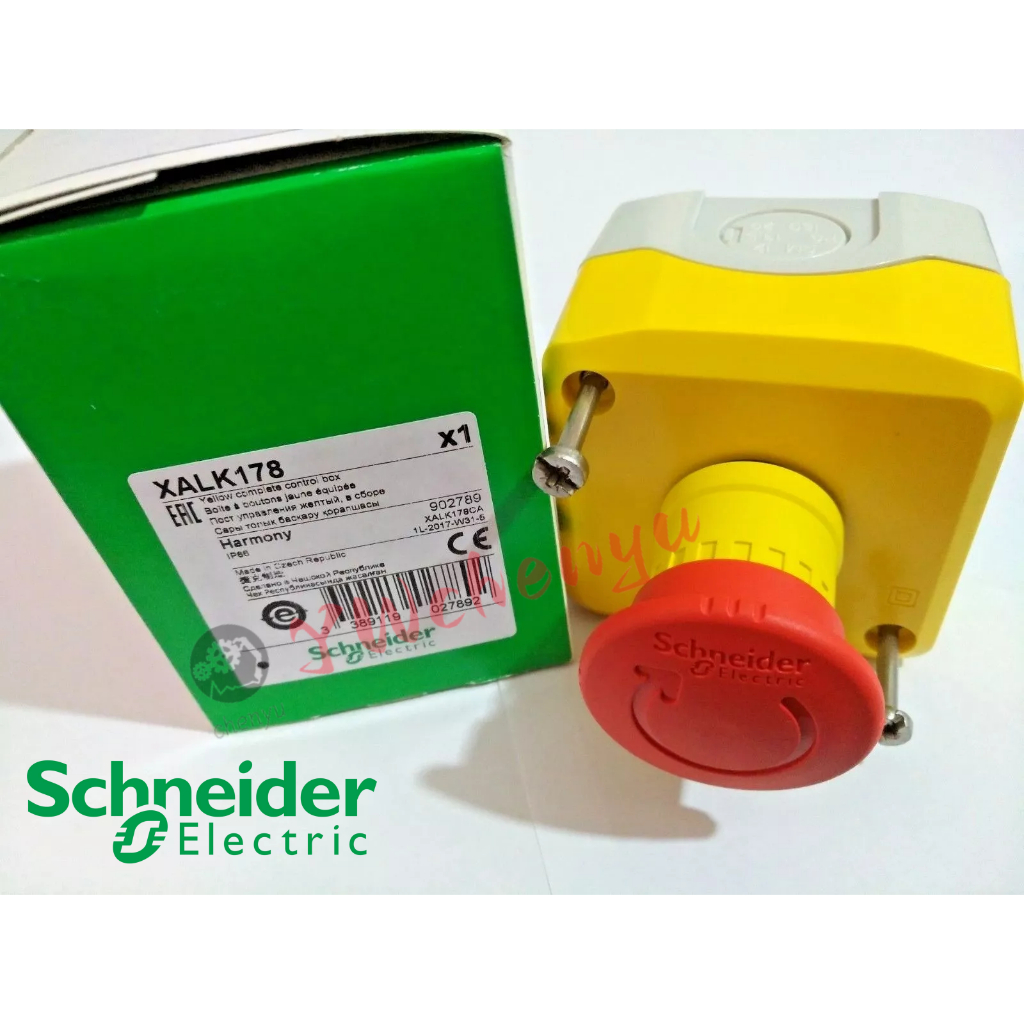 Schneider กล่องปุ่มหยุดฉุกเฉิน XALK178 XALK178F XALK178E XALK178G ...