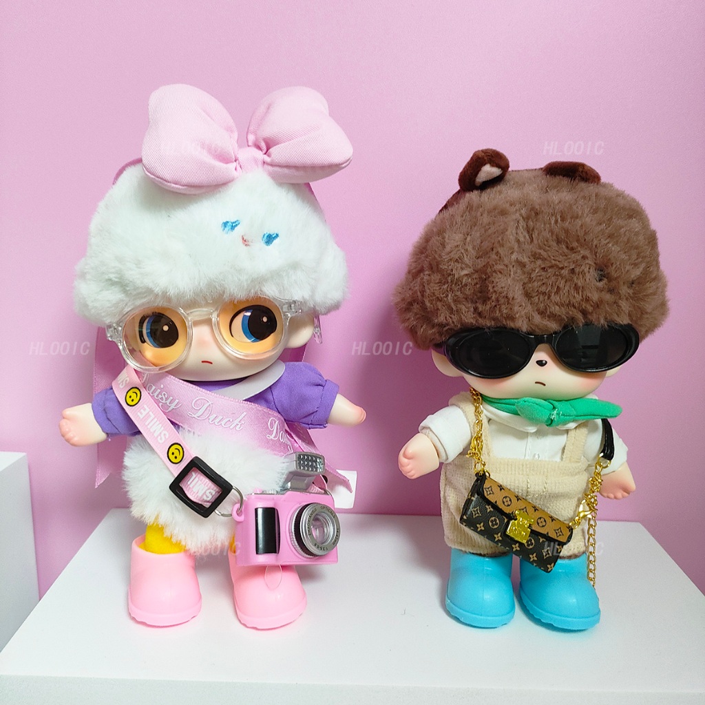 DIMOO World รองเท้าตุ๊กตาแว่นตาสําหรับตุ๊กตาดิสนีย์ พลูโต Chip n Dale ...