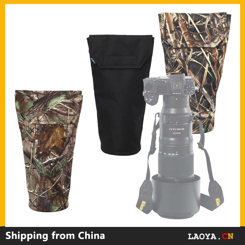 Rolanpro Waterproof Soft Camera Lens Pouch Case Bag for Nikon 180-600mm ...