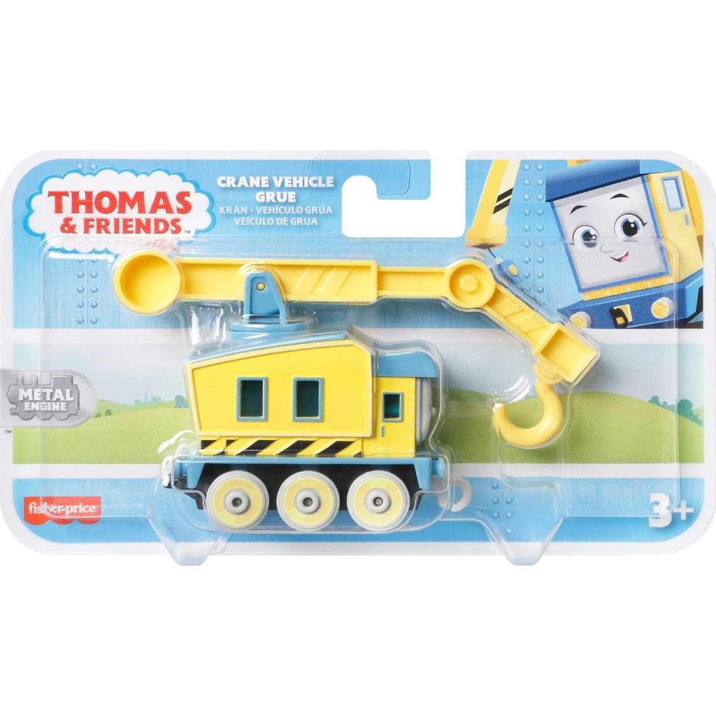 THOMAS & FRIENDS Carly The Crane Car Die-Casting โปรโมชั่นรถรางของเล่น ...