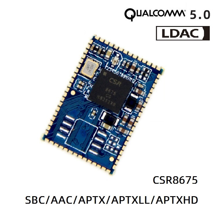 LDAC Qualcomm CSR8675 บลูทูธ V5.0 ต่ําพลังงานบลูทูธโมดูล APTXHD ...