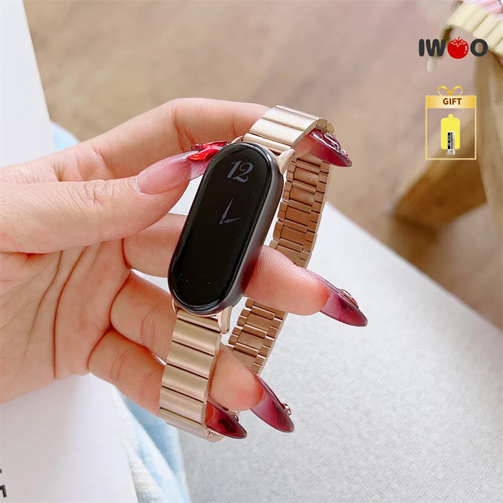 ข้อต่อโลหะสําหรับ mi band 10/mi band 9/mi band 8 nfc สายสีทอง | Shopee Thailand