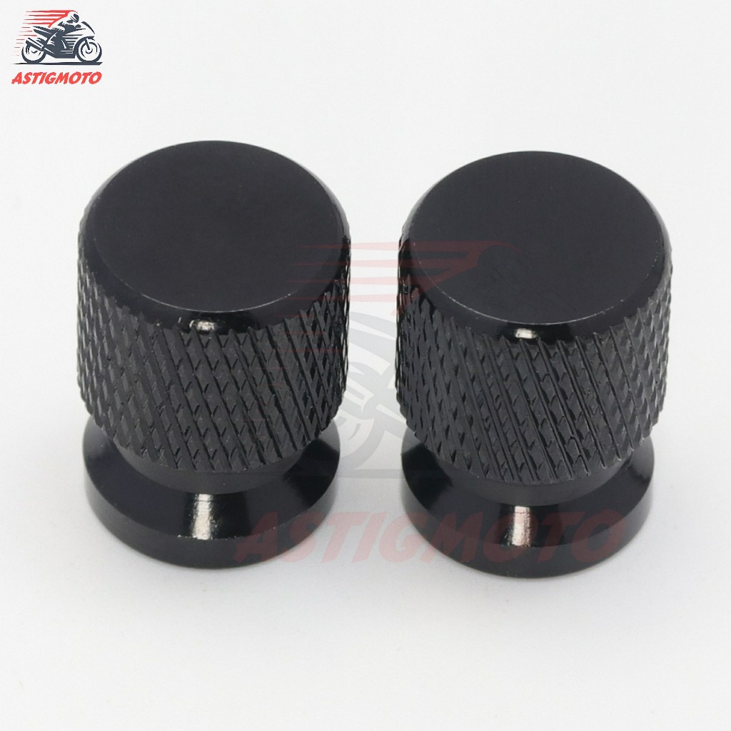 2pcs CNC อลูมิเนียมรถจักรยานยนต์ล้อยางวาล์ว Tyre Stem Air วาล์วหมวก ...