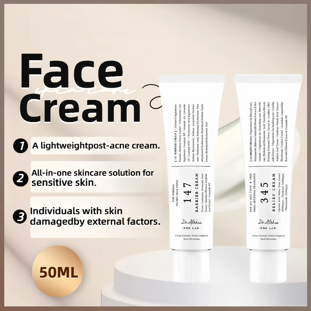 Dr.Althea Dual Cream Set | 345 Relief Cream 50ml & 147 Barrier Cream ...