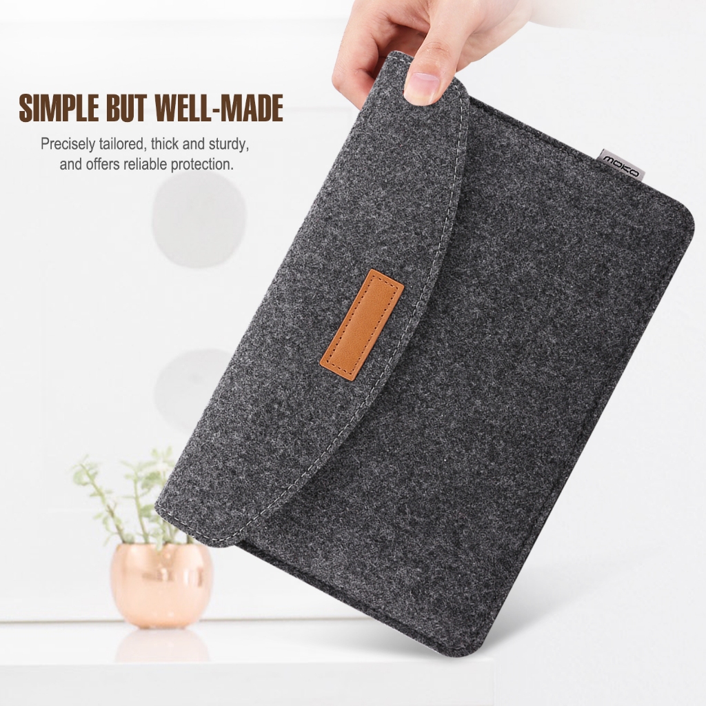 MoKo 6-6.8 นิ้ว Felt Pouch Bag Protective Cover Case Fit with Kindle ...