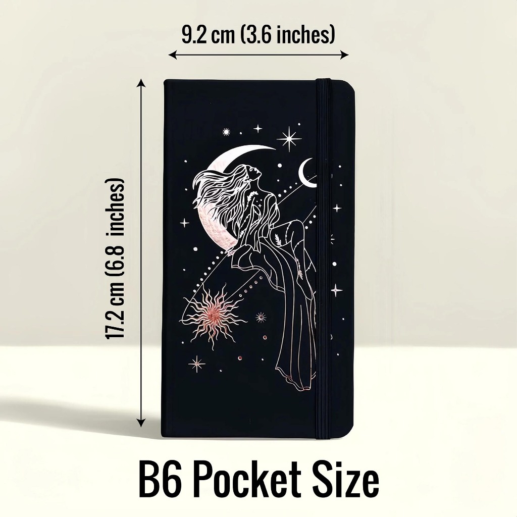 BUKE Boho สาว B6 Bullet Dotted Journal กระเป๋าขนาด 3.6x6.8 นิ้ว 5x5 มม. ...