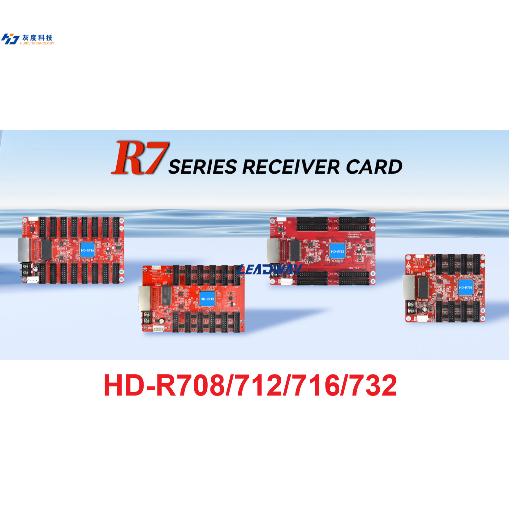 Huidu HD-R708 R712 R716 การ์ดรับจอแสดงผล led led แผงหน้าจอ led โฆษณาแผง ...