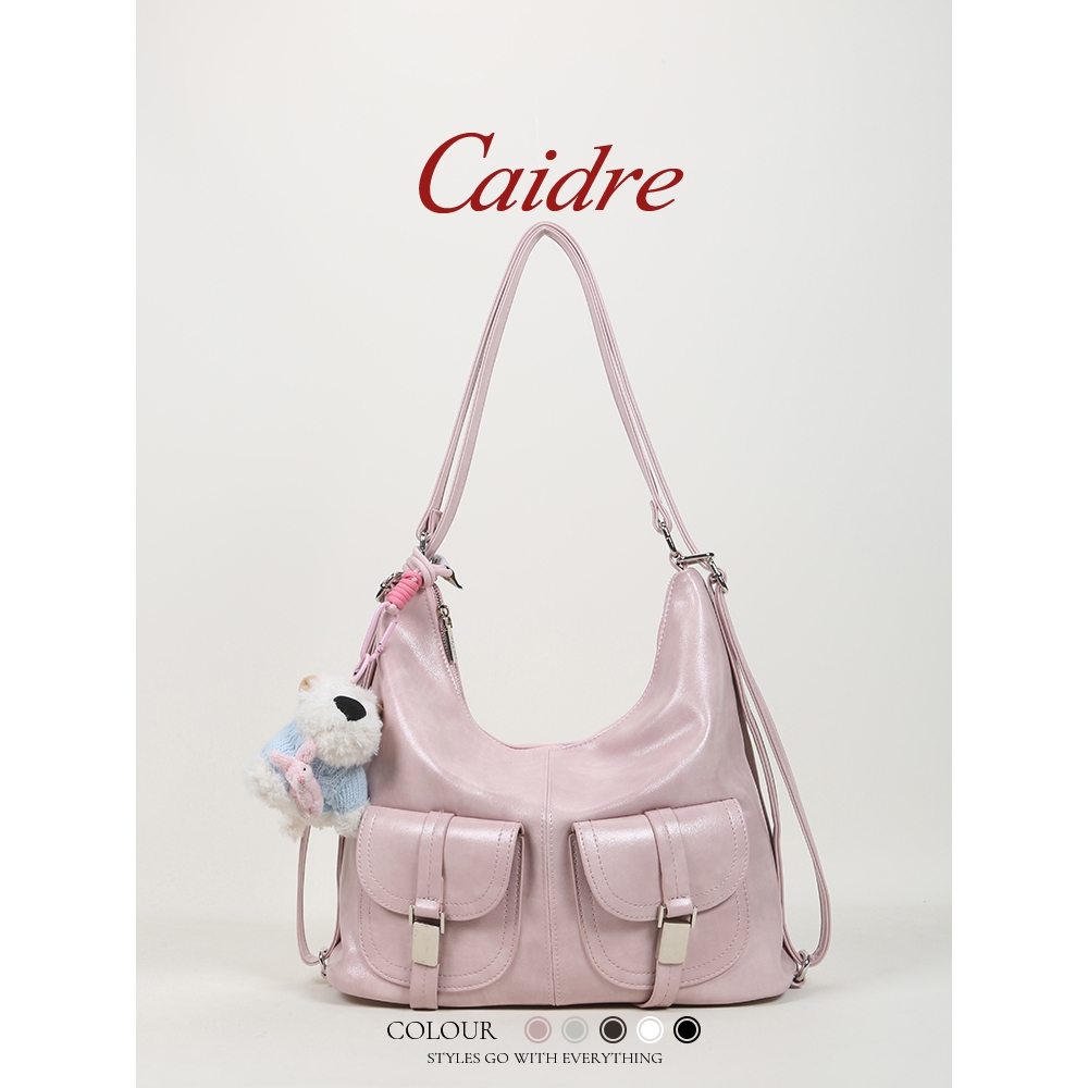 Caidre Commuter Tote Messenger Bag กระเป๋าสะพายสตรีรักแร้กระเป๋าเป้ ...