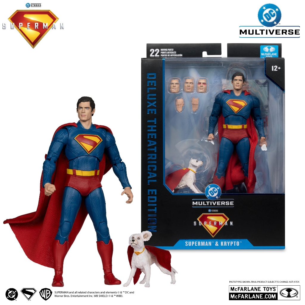 [สั่งซื้อล่วงหน้า] McFarlane Toys Superman และ Krypton (Superman Movie) Deluxe Theatrical ...