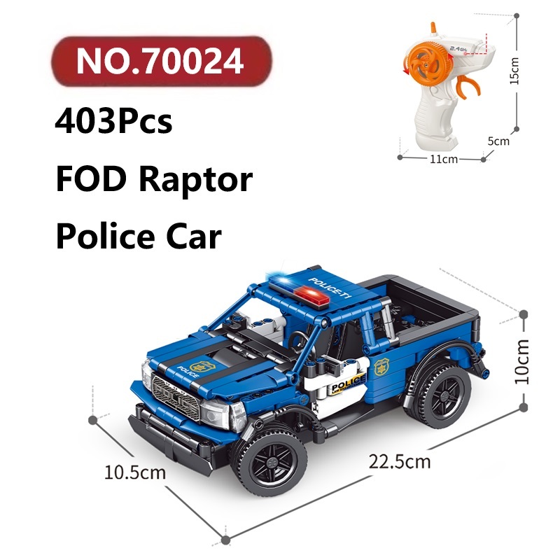 FOD Raptor รถบังคับวิทยุ เข้ากันได้ตัวต่อเลโก้ 403ชิ้น Achko Car เลโก้ ...