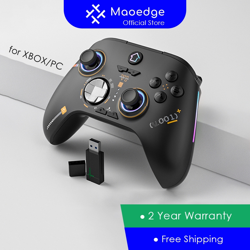 Maoedge ALPS จอยสติ๊กคอนโทรลเลอร์เกมไร้สาย Hall Trigger Gamepad พร้อมไฟ ...