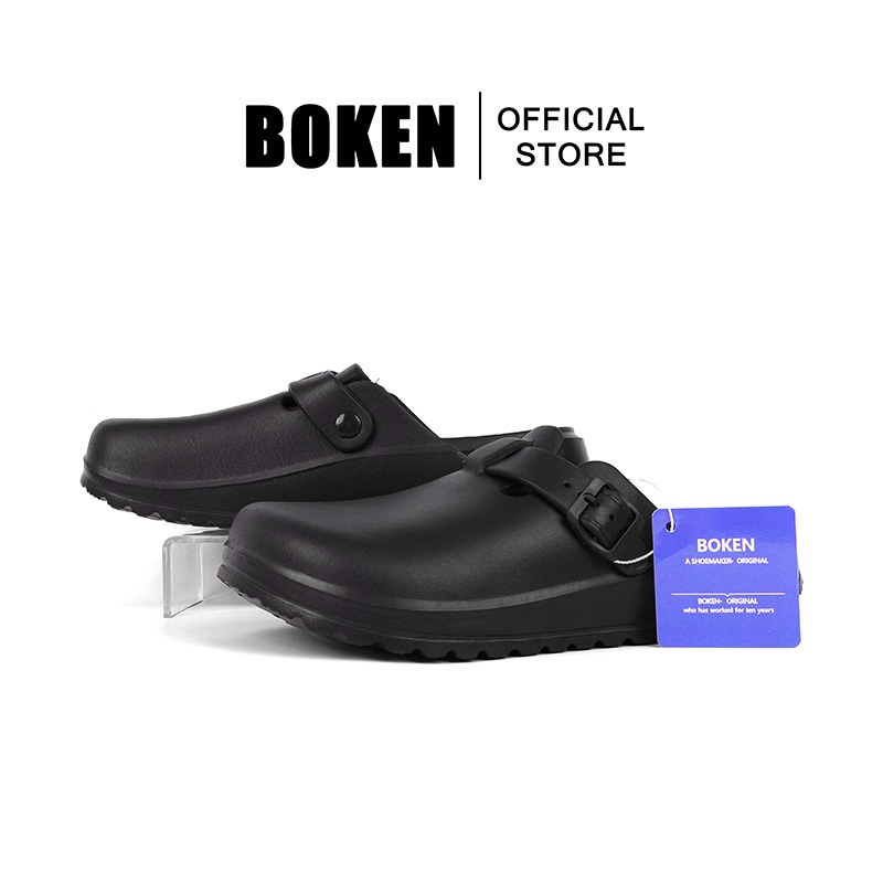 BOKEN Recycled EVA Clogs ลื่นรองเท้าแตะ Unisex Mules สําหรับสระว่ายน้ํา ...