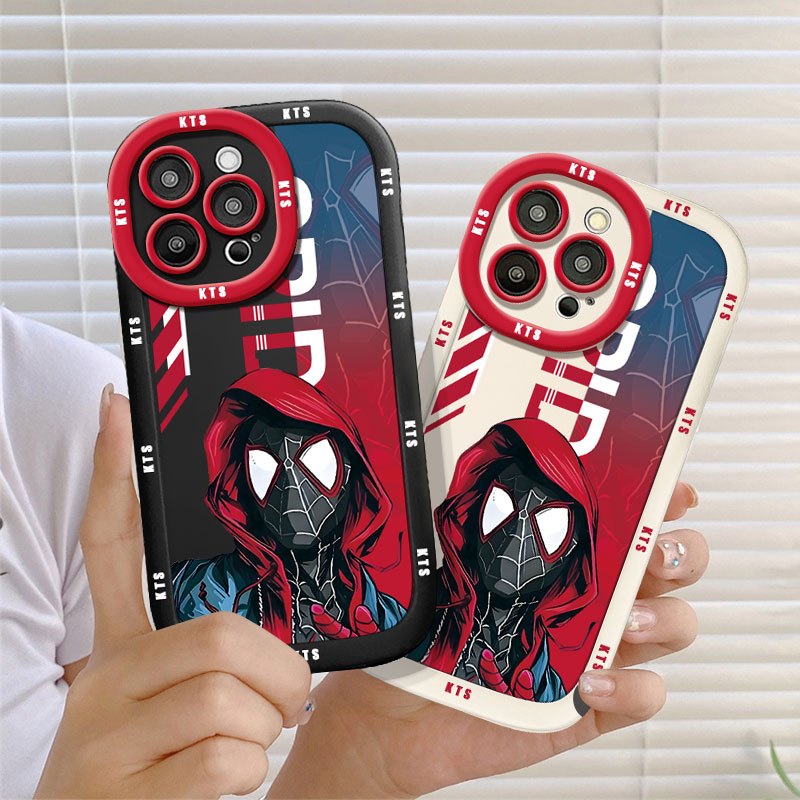 Spider mask Powerpuff man สําหรับ Redmi 10C 12 Pro A1+ A2+ A1 A2 POCO ...