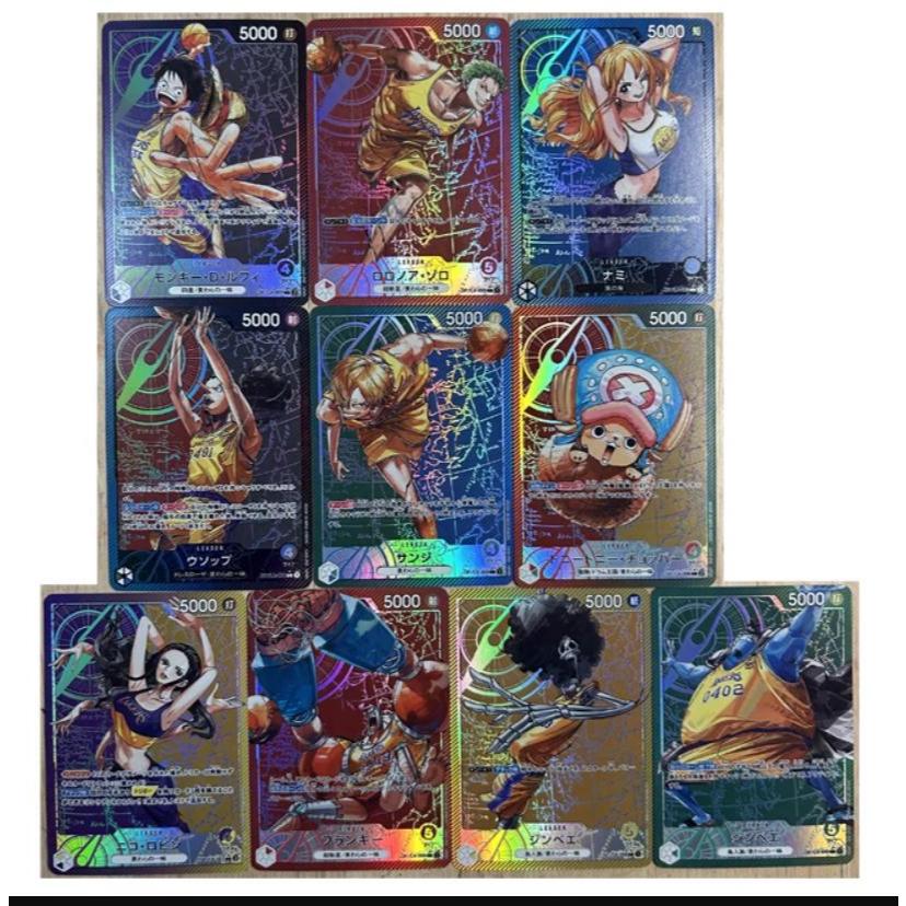 LAKERS x ONE PIECE Joint Card DIY Fine Collection Card อะนิเมะ Luffy ...