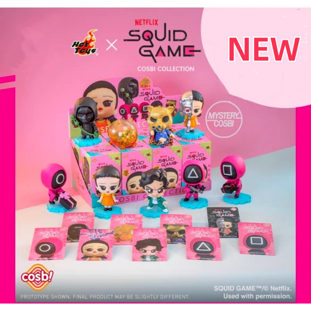 Hot Toys Cosbi Collection Squid Game Blind Box Toy Collection | Shopee ...
