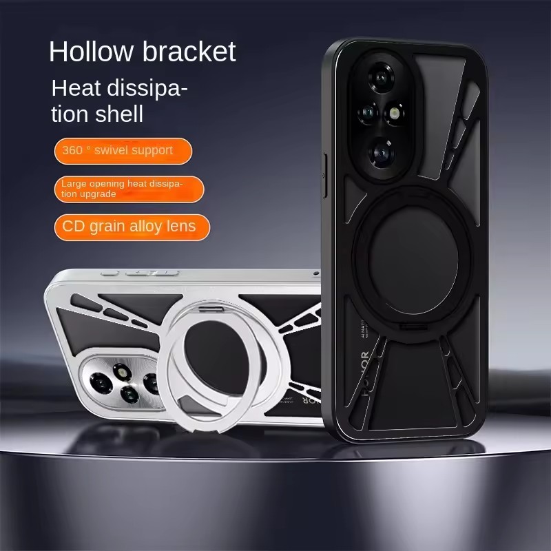 สําหรับ Huawei Honor 200 Pro magic 7 6 5 x60 x9c กรณี Hard alloy 360 แหวนแม่เหล็กไร้สายชาร์จ ...