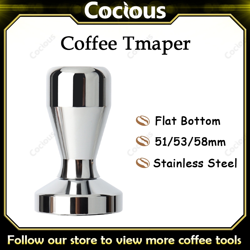 COCIOUS ผงกาแฟ บดกาแฟ อัดกาแฟ ที่กดกาแฟ แทมเปอร์ 51/58 มม ที่กดกาแฟแทม ...