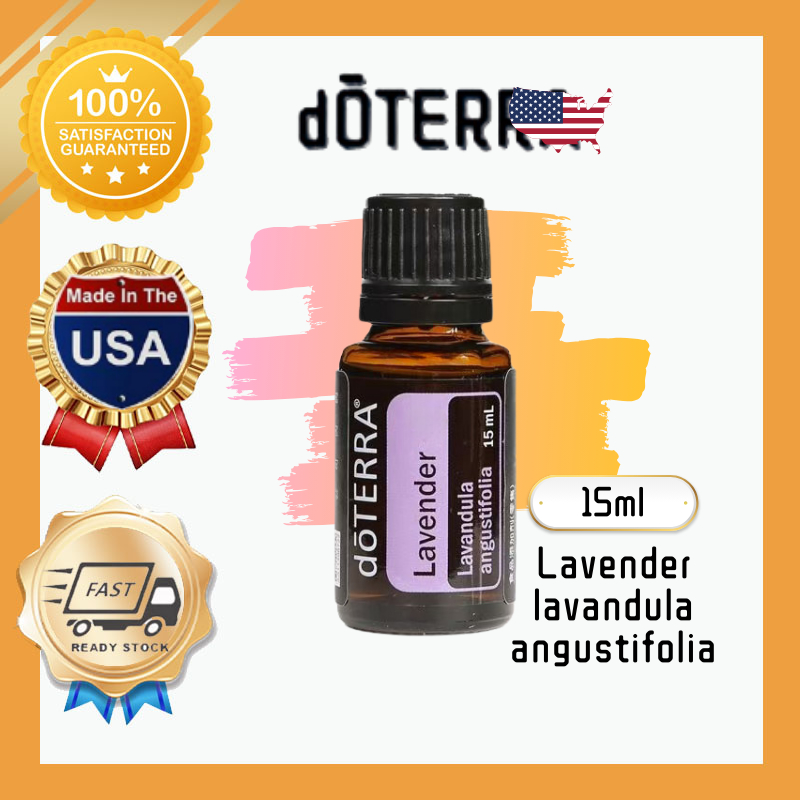 【โดเทอร์รา】doTERRA Lavender Pure Essential oil 15ML-Soothes ระคายเคือง ...