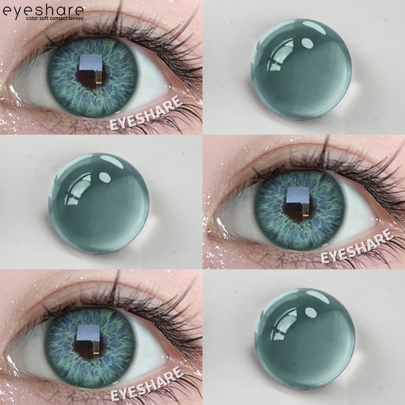 Eyeshare Lucerne คอนแทคเลนส์ สีฟ้า เลนส์ตาโตสี ส่งไวจากไทย | Shopee ...