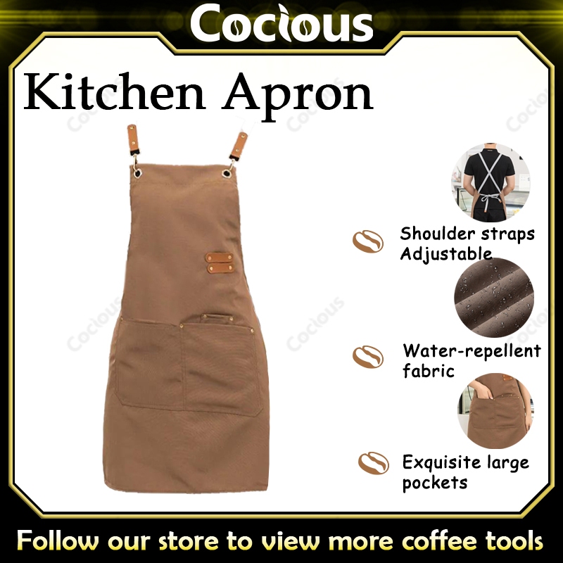 Cocious Perfessional Kitchen Apron Waterproof ผ้ากันเปื้อนกันน้ำ Waiter ...