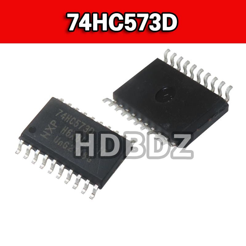 2-10PCS 74HC573D SOP20 7.2MM 8bit เอาต์พุต D-Type Locker ชิป IC SMD ...