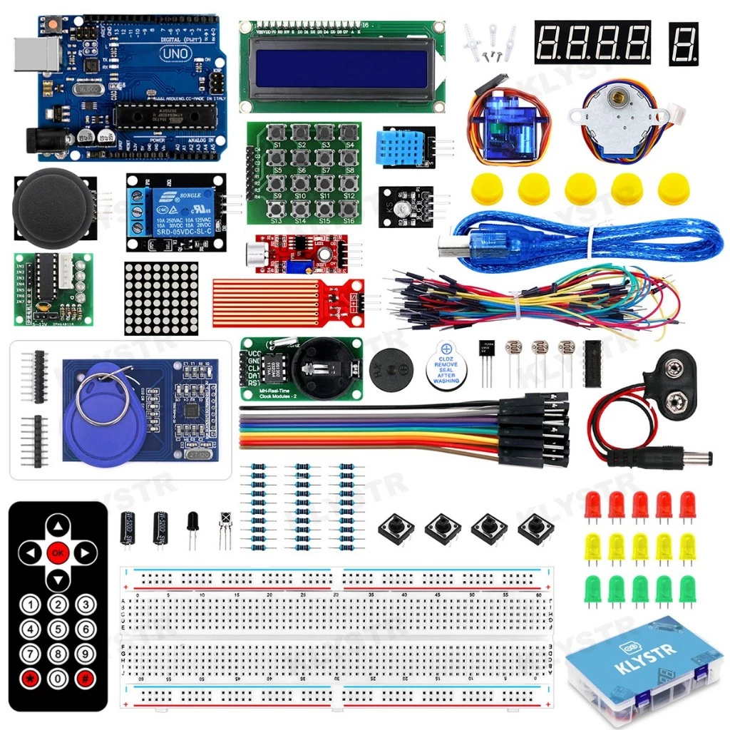 KLYSTR Arduino Basic Starter Kit Rfid ชุดการเรียนรู้รวมบอร์ด Uno R3 | Shopee Thailand