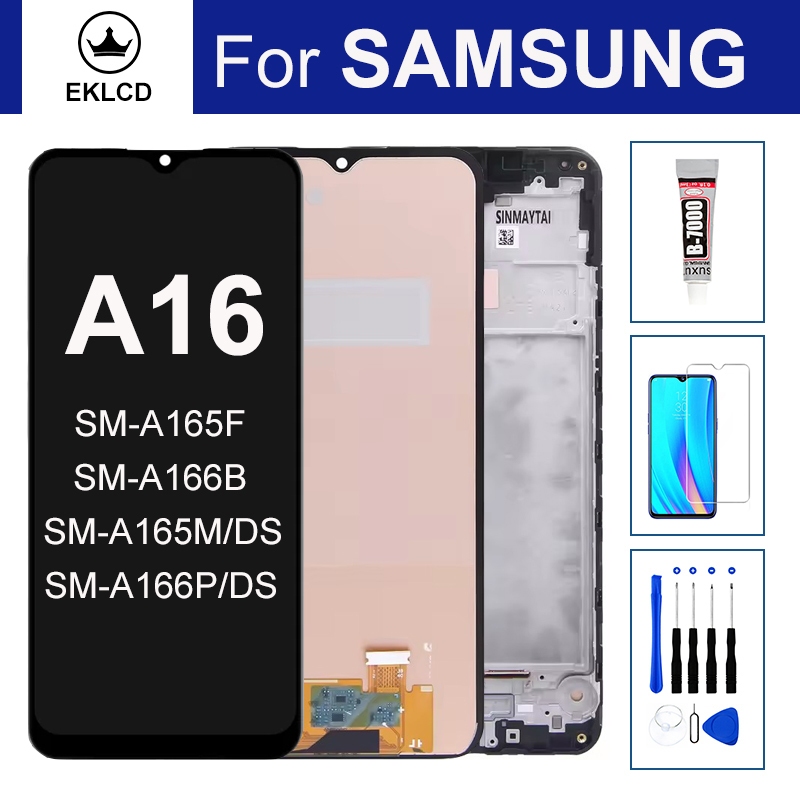 จอแสดงผล LCD สําหรับ Samsung Galaxy A16 4G 5G A165 A166 SM-A165F A166B ...