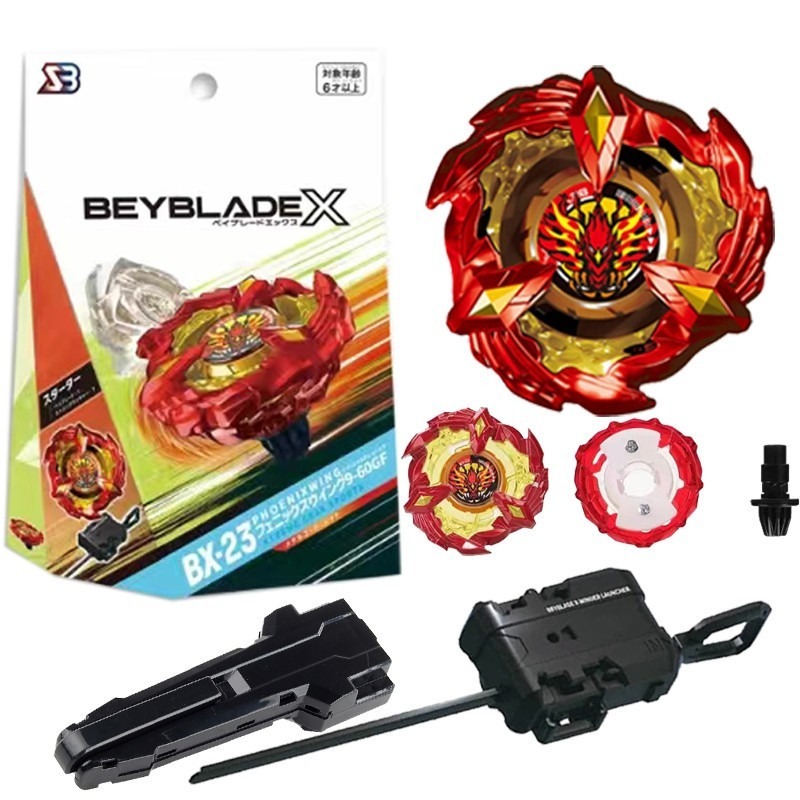 BEYSUPER X Beyblade ชุด 5 รูปแบบพร้อมลูกบอลด้านบนฟรี, รวมสนาม, ของเล่น ...