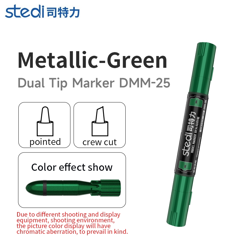 Sedi Double-Headed Metallic Marker Model Coloring Tool Self-Leveling ...