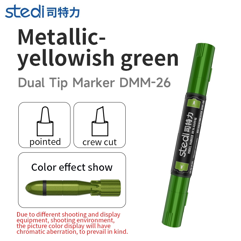 Sedi Double-Headed Metallic Marker Model Coloring Tool Self-Leveling ...