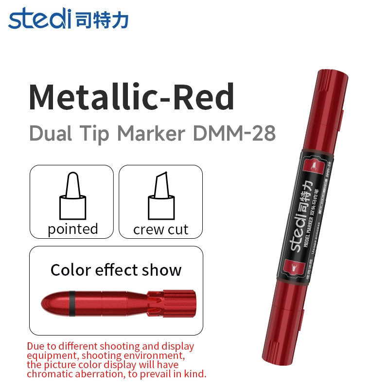 Sedi Double-Headed Metallic Marker Model Coloring Tool Self-Leveling ...