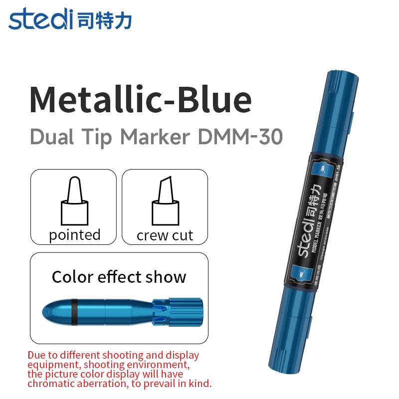 Sedi Double-Headed Metallic Marker Model Coloring Tool Self-Leveling ...