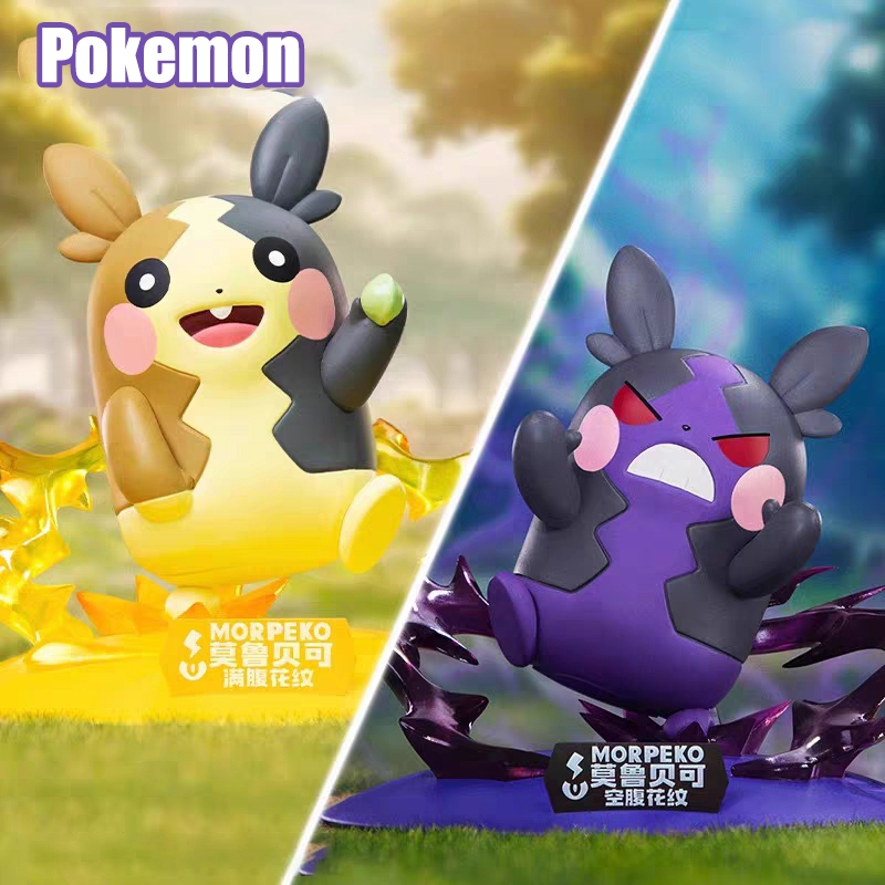 Pokemon Morpeko รูปน่ารักไฟฟ้า Dark Type รูปของเล่นสะสม Kawaii อะนิเมะ ...
