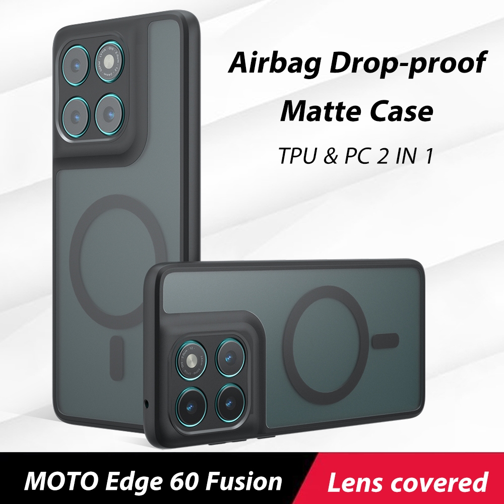 สําหรับ Motorola Edge 60 Fusion Casing Translucent Matte Hard PC เคส ...