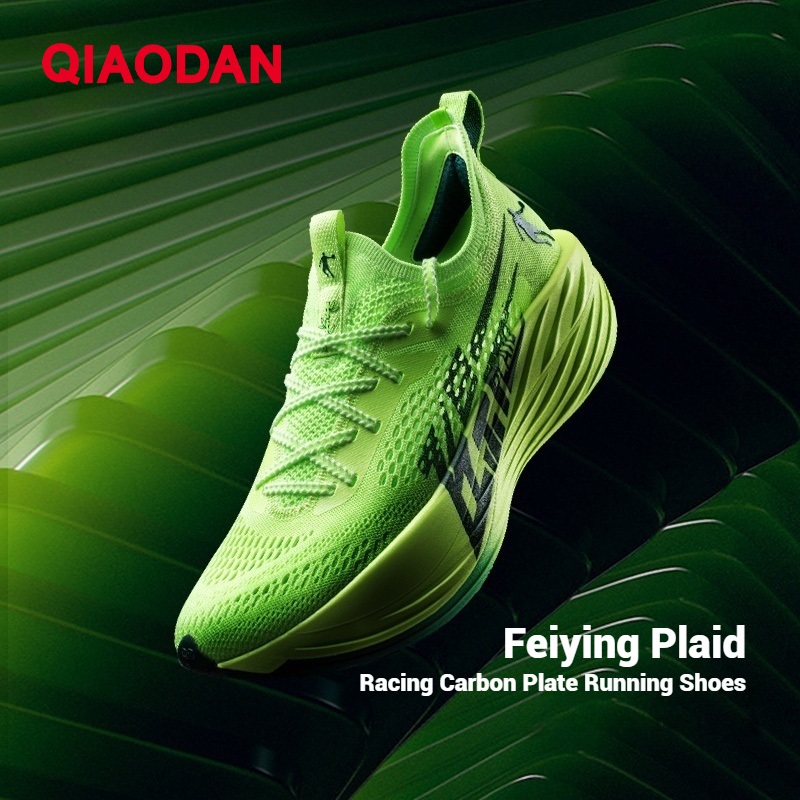 Qiaodan Feiying รองเท้าวิ่งมาราธอนระดับมืออาชีพสำหรับผู้หญิง ฝ่ามือเต็ม ...