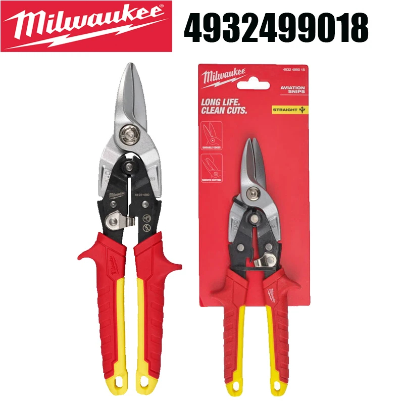 Milwaukee 4932499018 รุ่นใหม่ตัดตรงการบินสนิปส์ชุบโครเมี่ยมป้องกันสนิม ...