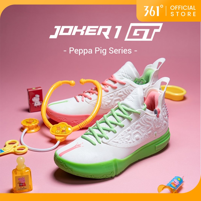 【Peppa Pig】361 Degrees Joker 1 GT NEW Peppa Pig Men Basketball Shoes ...