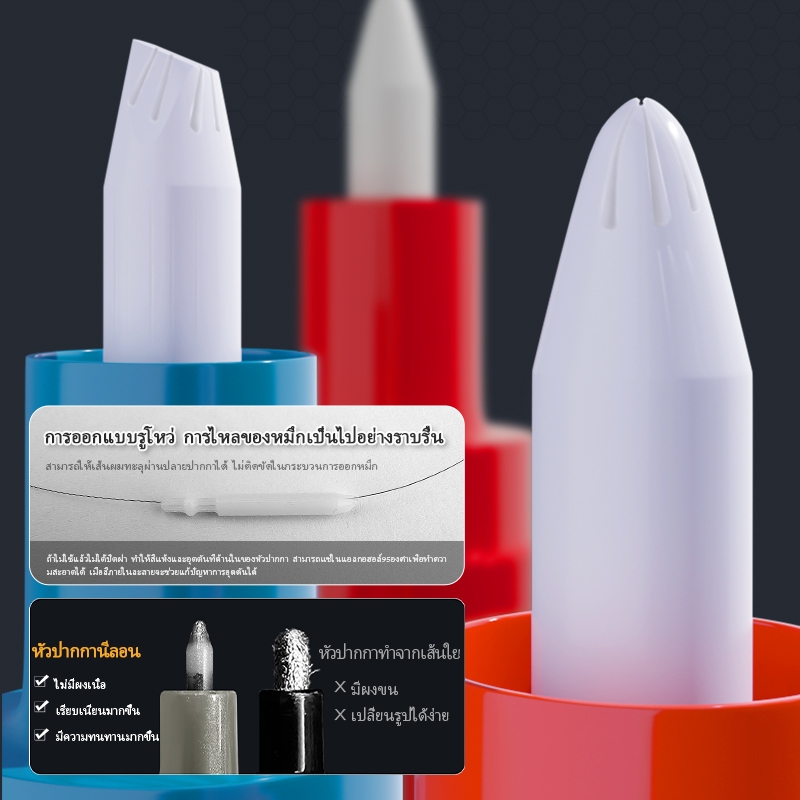 Sedi Double-Headed Metallic Marker Model Coloring Tool Self-Leveling ...