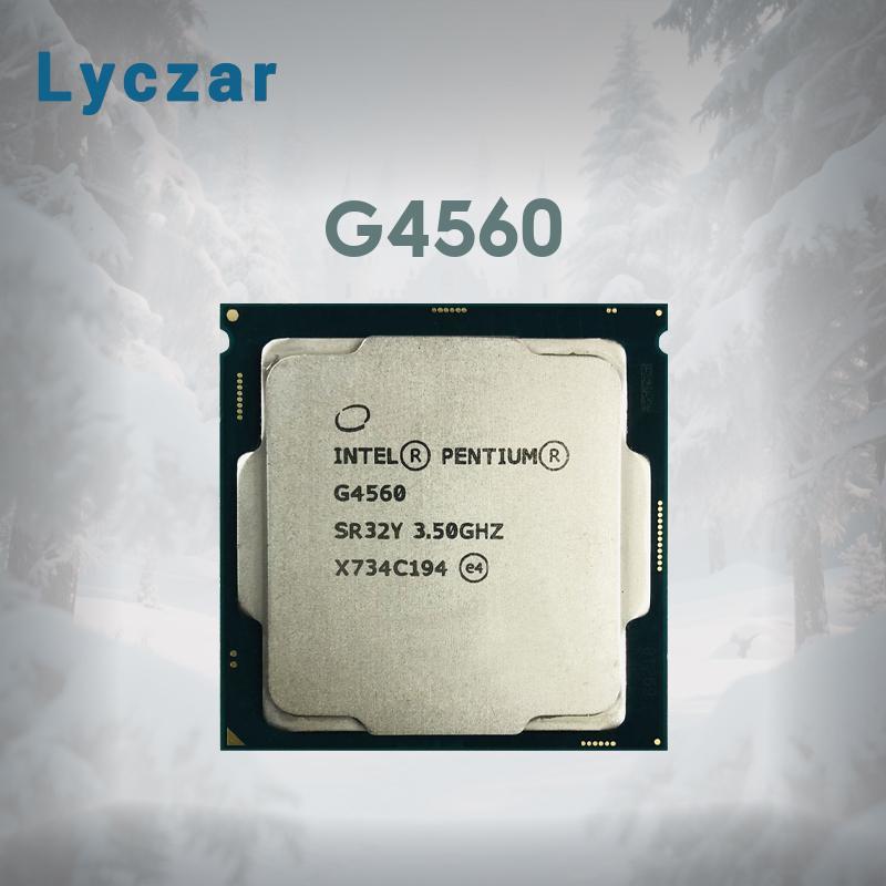 Intel Pentium G4560 โปรเซสเซอร์ LGA 1151 3.5GHz 3M แคช Dual-Core 54W Lyczar เดสก์ท็อป CPU ...