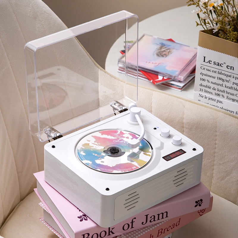 Middix CD/DVD Player พร้อมลําโพงสําหรับ Kpop Retro Bluetooth เครื่อง ...
