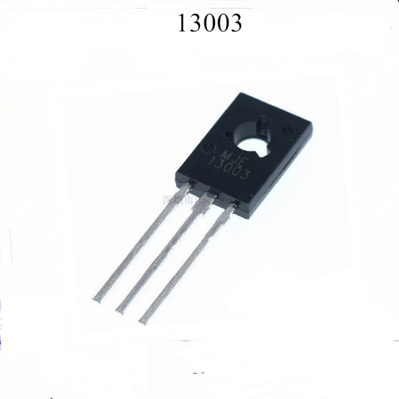 ชิป MJE13003 13003 TO-126 NPN สวิตช์ไฟท่อแรงดันสูง Power Triode ...