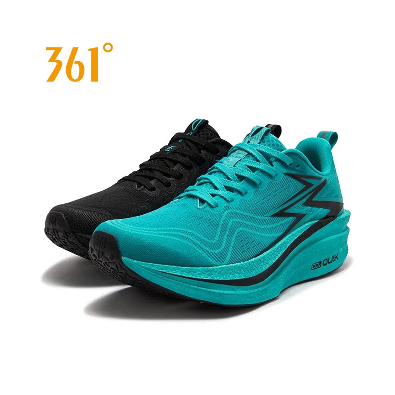 361 Degrees Flame 4MIX ผู้ชายผู้หญิง Professional Marathon Running รองเท้า Breathable Rebound ...