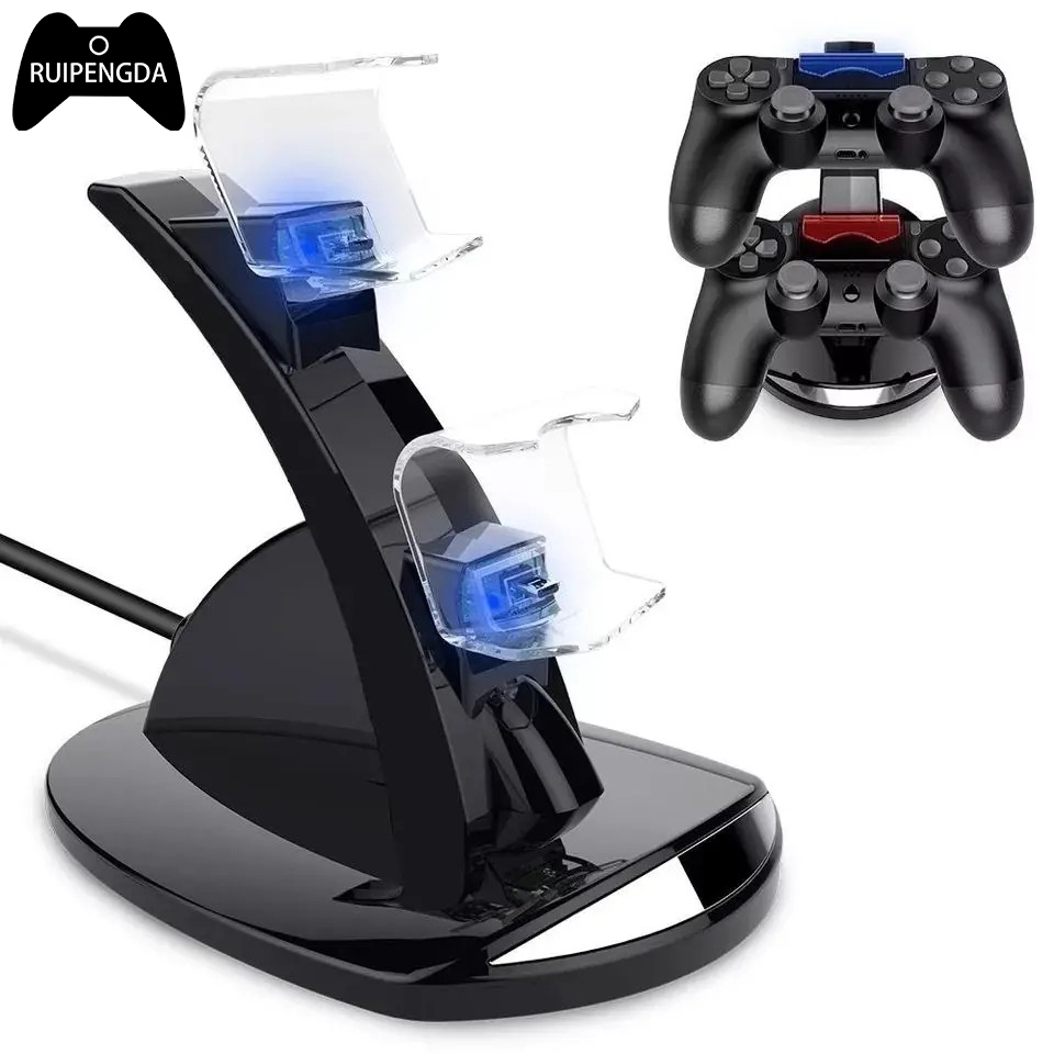 Controller Charger สําหรับ PS4 Controler LED Dual USB Fast Charging ...