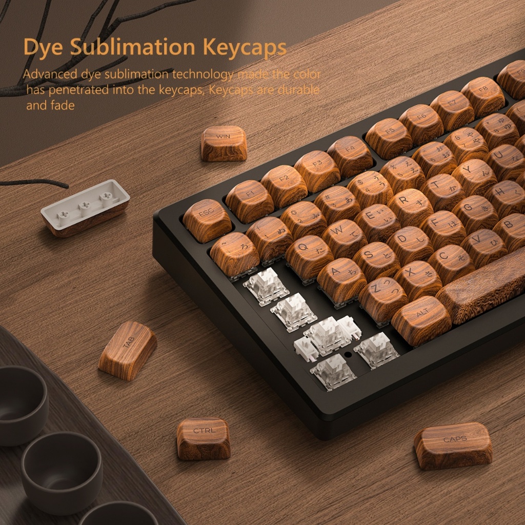 134 คีย์ Retro MOA Keycaps Dye-Sublimation ญี่ปุ่น Custom คีย์บอร์ด ...