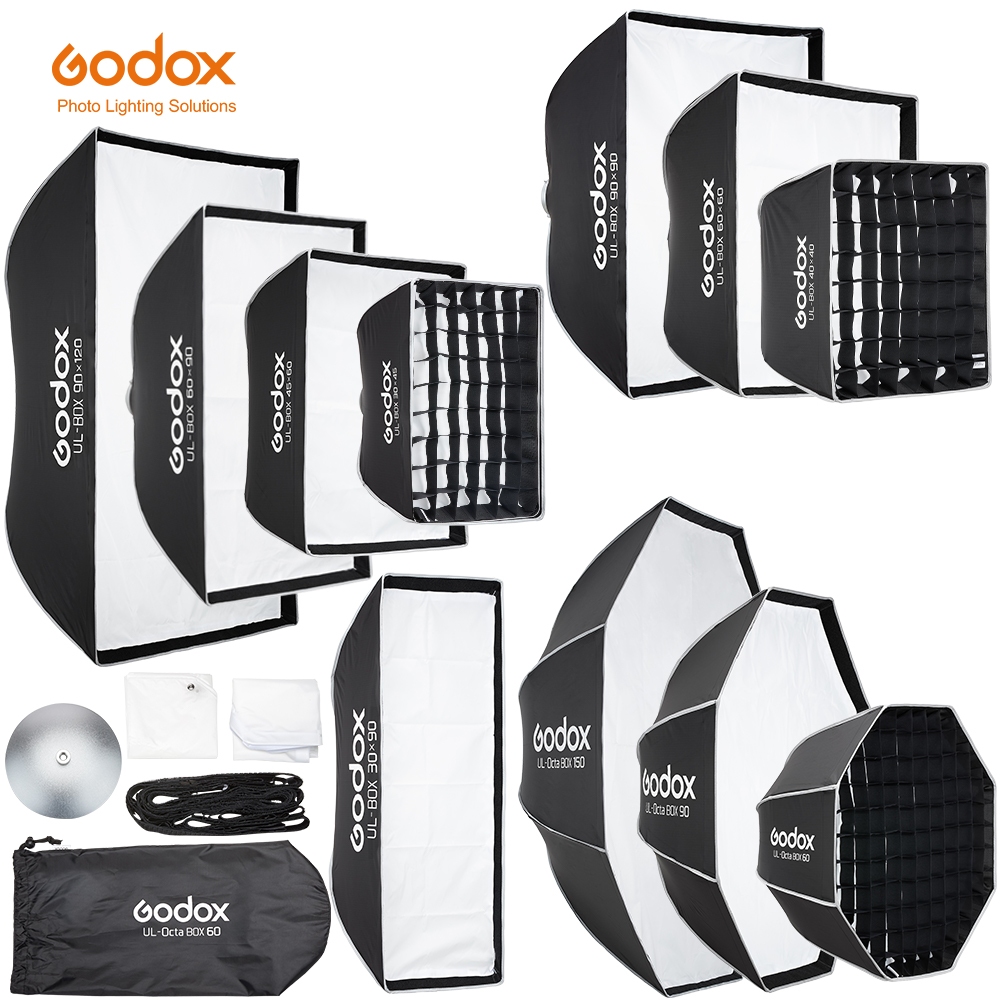Godox UL-BOX 30*45/45*60*60/60*90*120 ซม.Bowens Mount Quick Release ร่ม ...