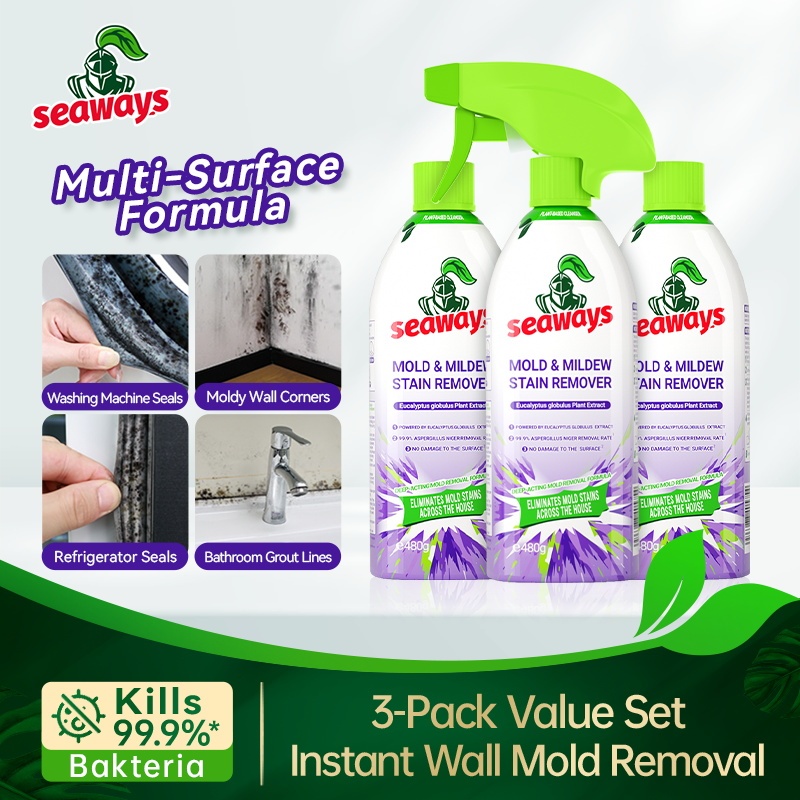 Seaways น้ำยาขจัดเชื้อรา 480ml โรคราน้ําค้างที่มีประสิทธิภาพสูง& กําจัดเชื้อรา โรคราน้ําค้าง 99. ...