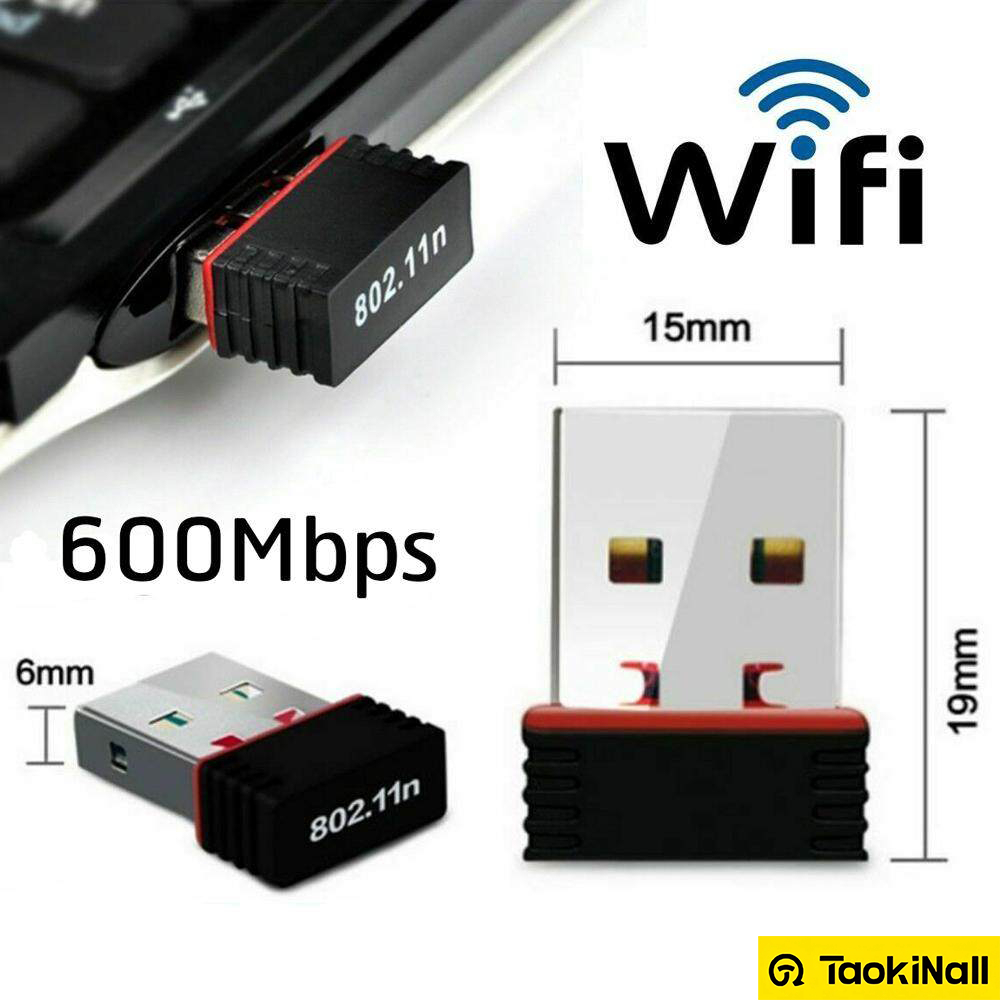 600Mbps ตัวรับสัญญาณ WIFI USB 2.0 mini คอมพิวเตอร์ โน้ตบุ๊ค แล็ปท็อป Wireless Wifi Adapter 802 ...